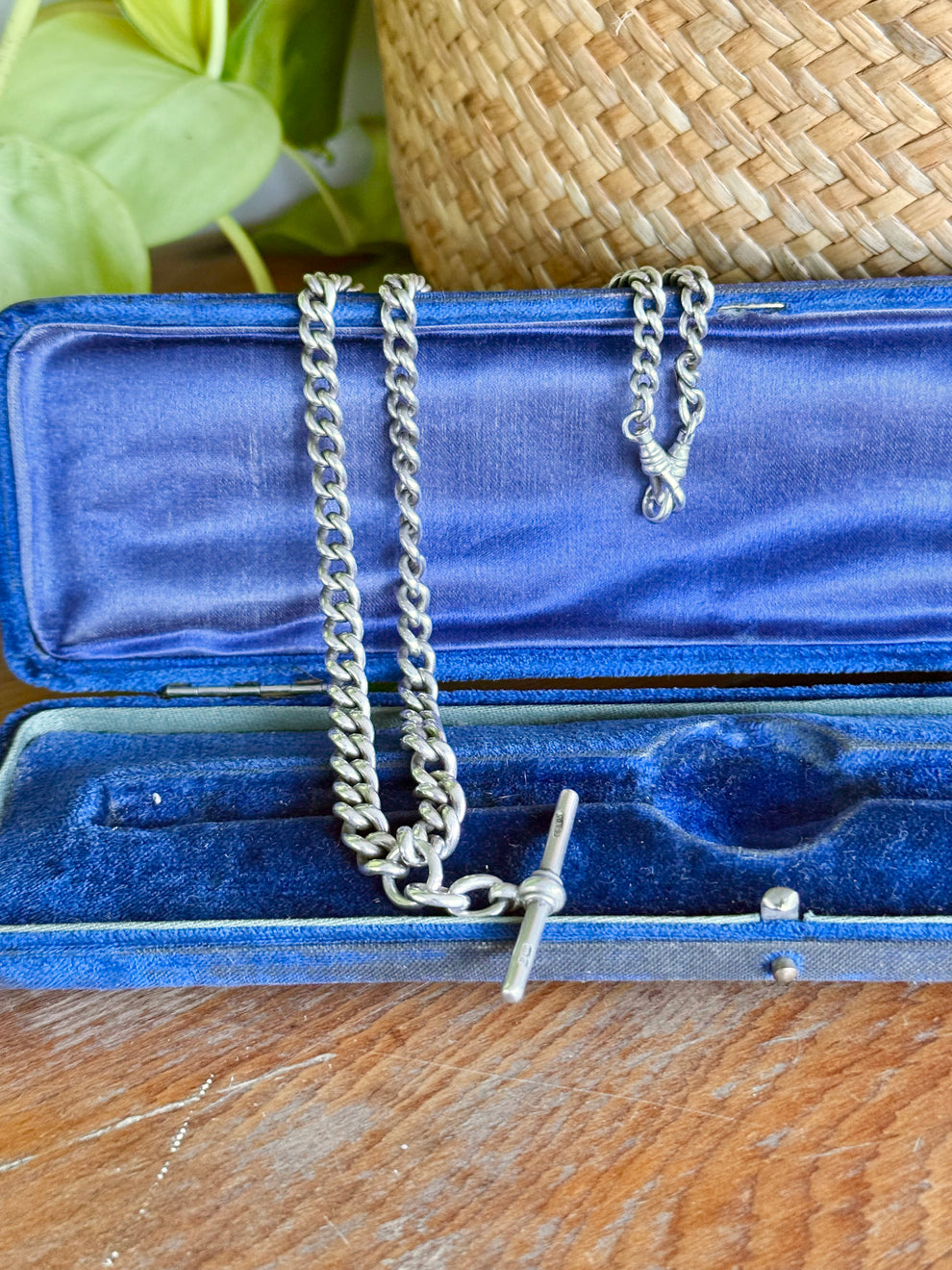Antique Sterling Silver Fob Chain Necklace | Circa 1880’s Australian ...